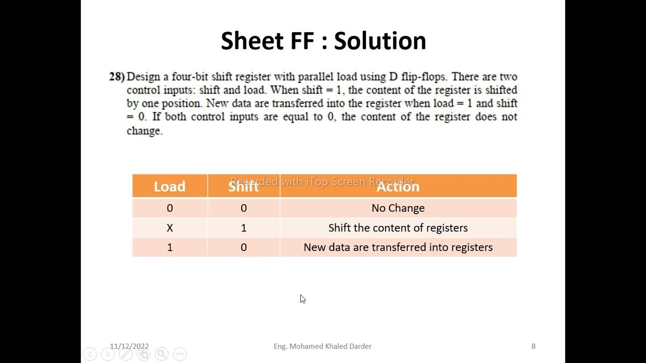 Sequential Circuits & Registers - Eng. Mohamed Khaled - YouTube
