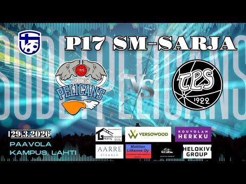 P17, SM-SARJA, SUDET/PELICANS vs. TPS, KLO 15:00