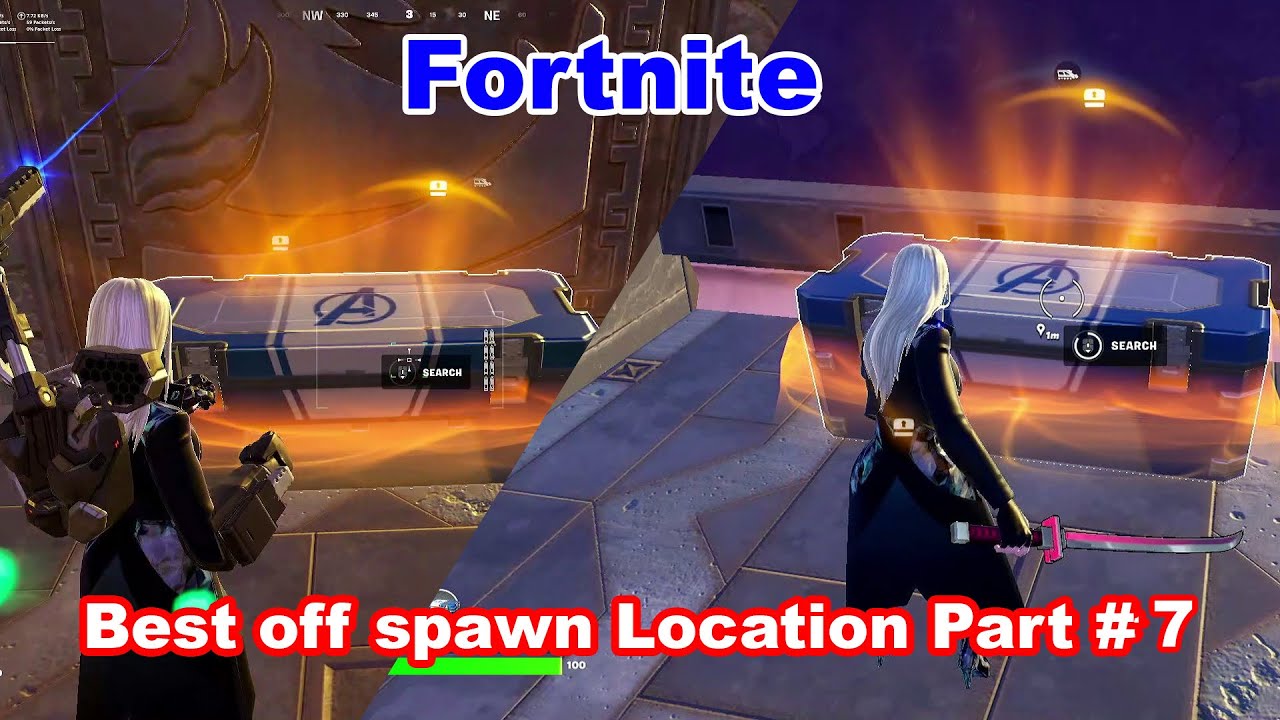 How to Find All the Avenger Chests in Fortnite part#7 (Grim Gate) - YouTube