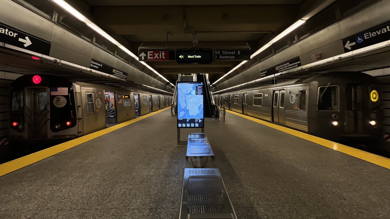 BMT 2nd Avenue R46 R68 R68A R160A 1 M And Q Trains Terminate bmt-2nd-avenue-r46-r68-r68a-r160a-1-m-and-q-trains-terminate