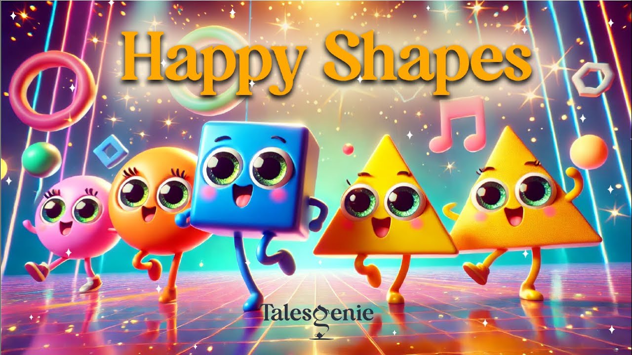 Happy Shapes | A Fun Rhyming Song to teach Kids about Shapes - YouTube