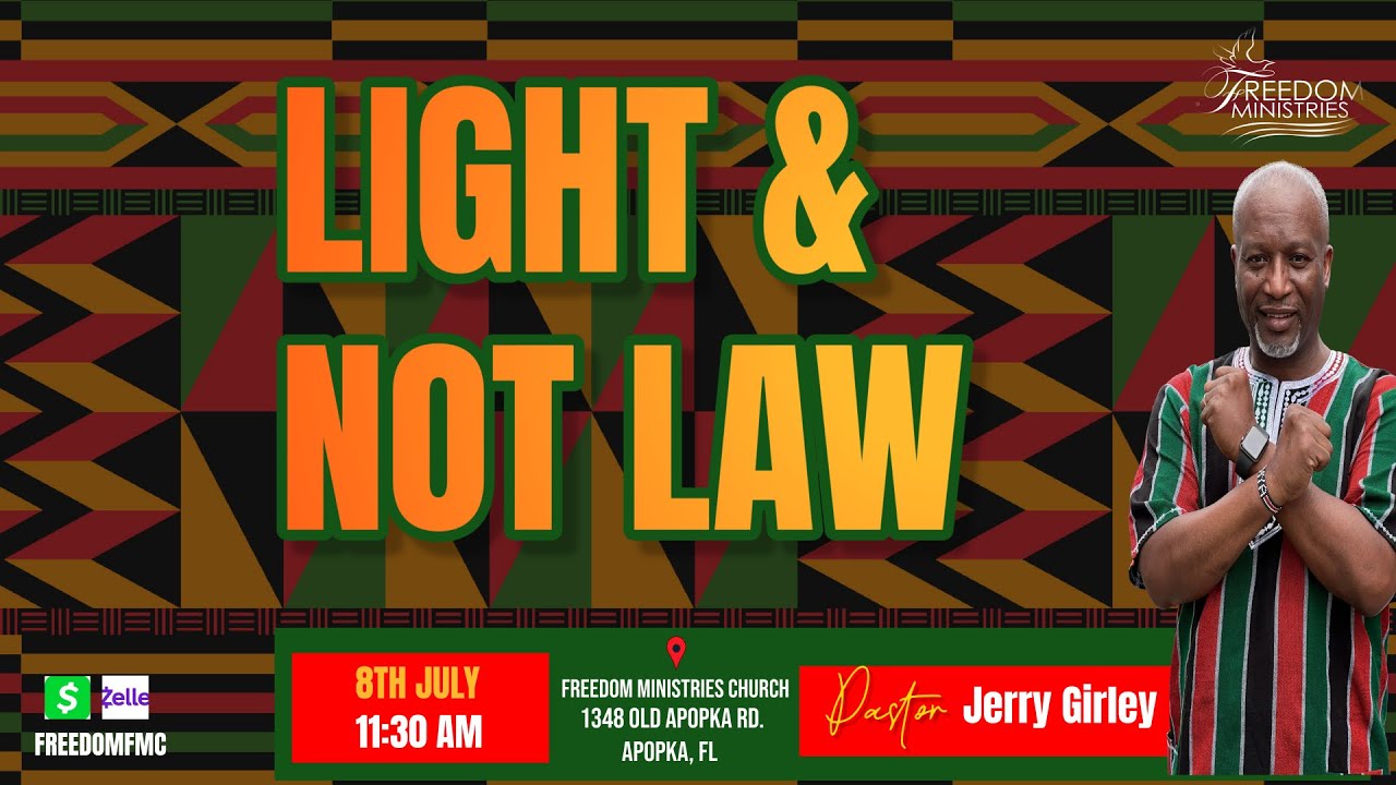 Light & not Law Pastor Jerry Girley - YouTube