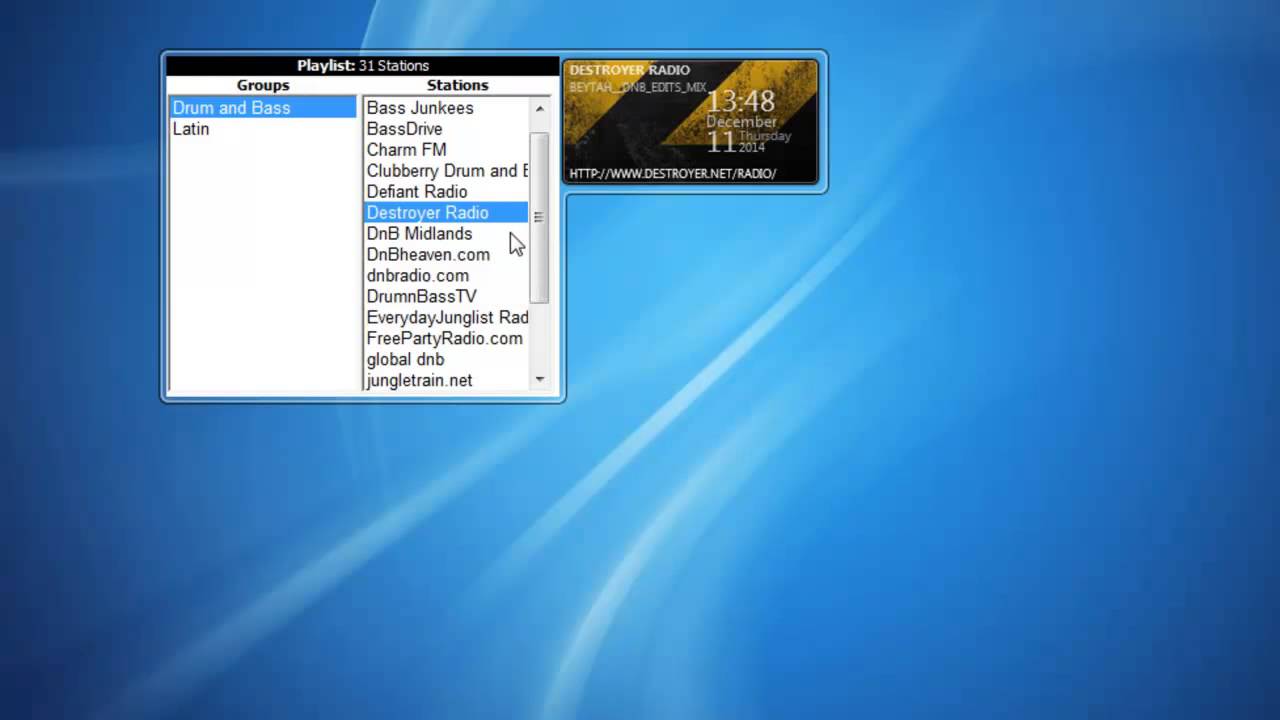 Gdplayer Gadget for Windows 7 - YouTube