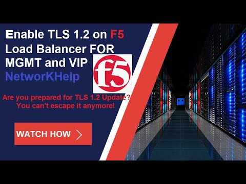 Enable TLS1.2 and v3 on F5 Load Balancer FOR MGMT and VIP ...