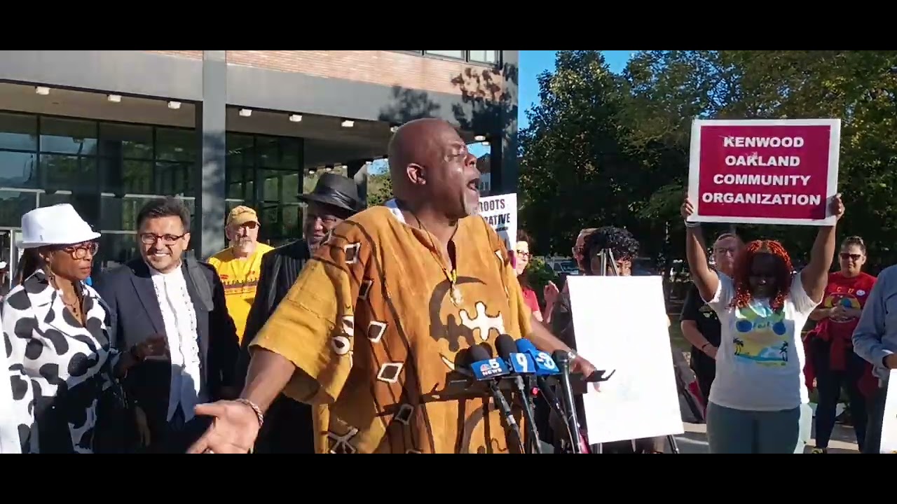 Press Conference at Roberto Clemente Community Academy before CPS board ...