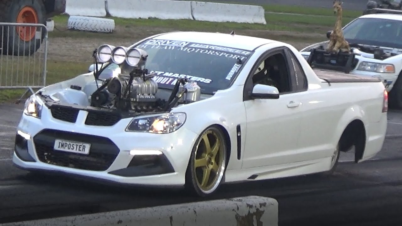 Burnout: Blown Holden Ute - YouTube