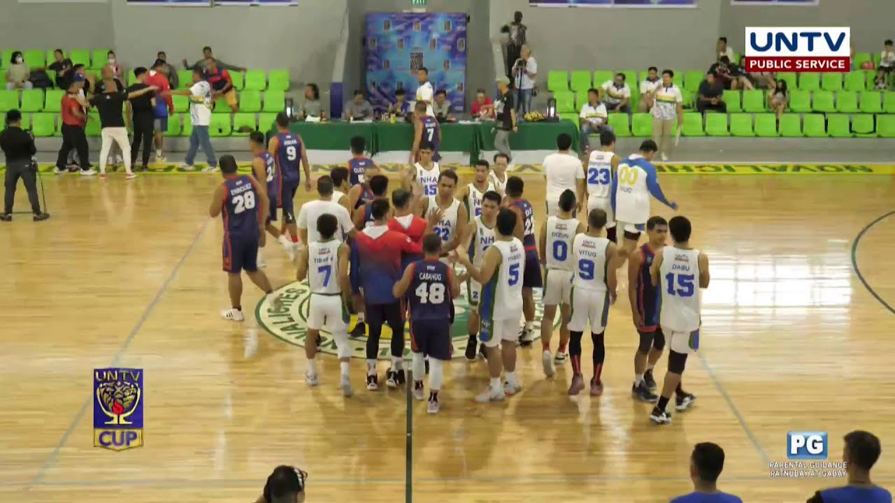 NHA vs PNP | Sportsmanship Handshake and Jump Ball Ceremony | UNTV Cup ...