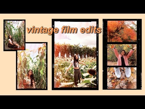 How to Edit IG Pics | 90's Vintage Scratches, Grain, Light leak, Film Frame | 2 iPhone Apps
