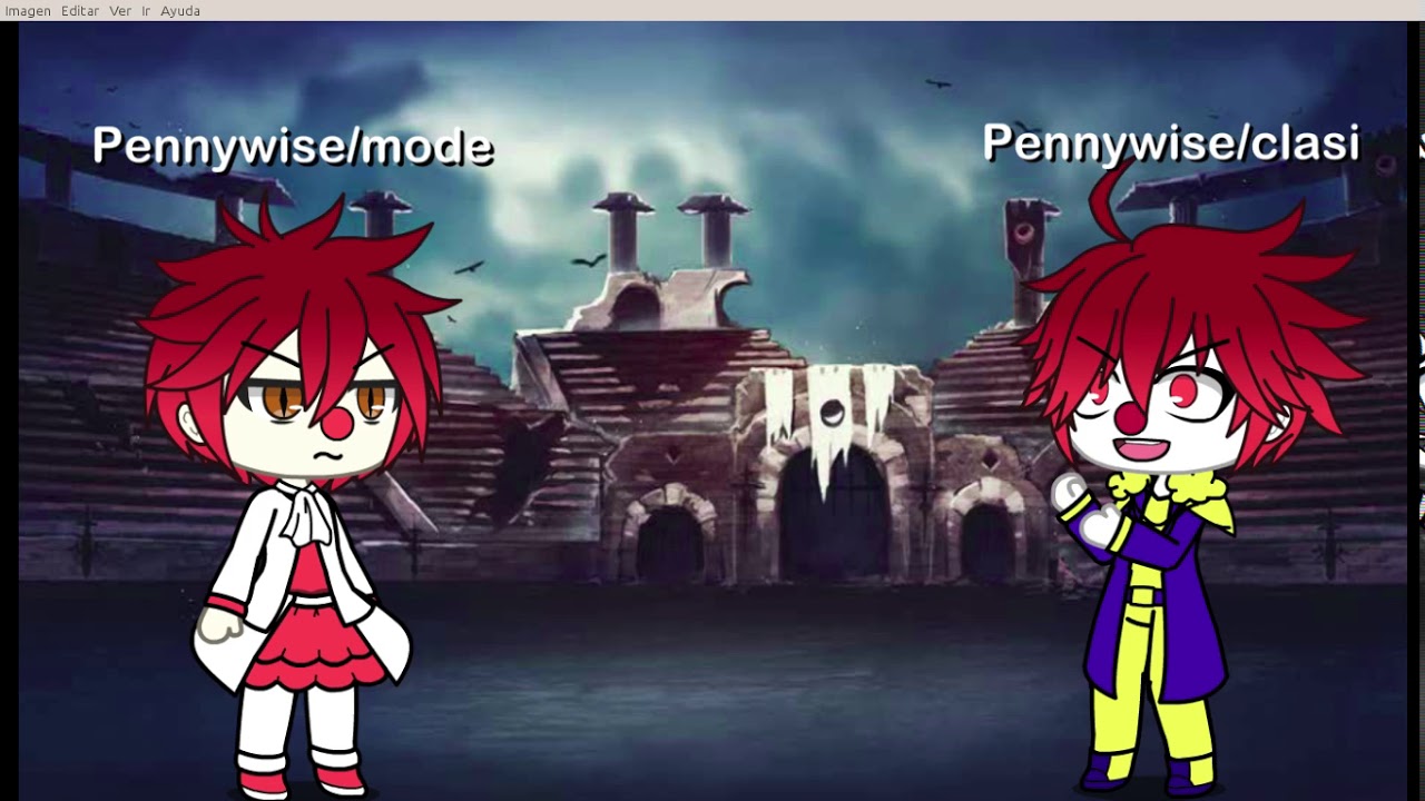 Pennywiseclasico VS Pennywise moderno gacha life - YouTube