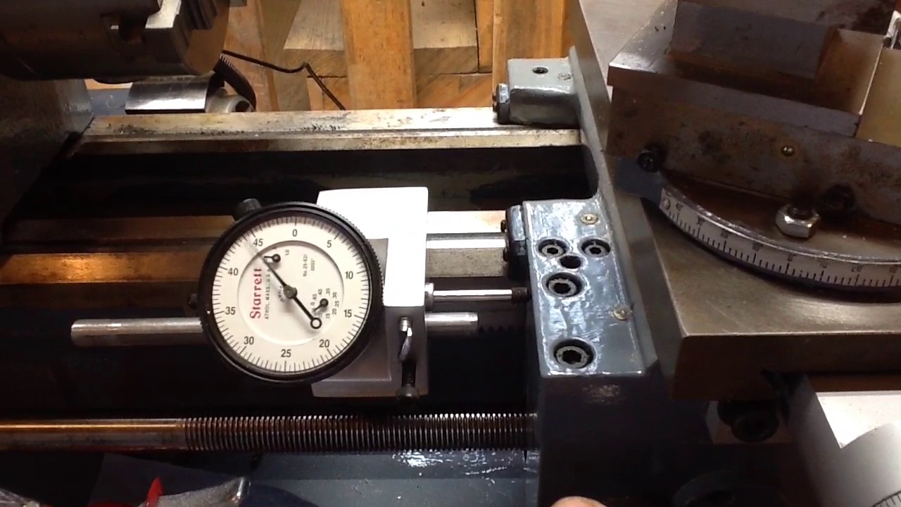 Lathemaster 8x14, DRO 550 installed - YouTube
