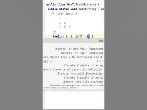 PART 1 | How to think while solving pattern programs | java - YouTube