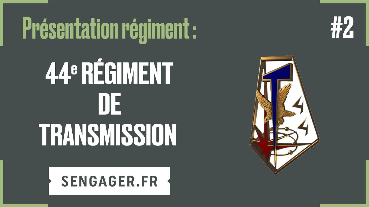 Présentation du 44e régiment de transmissions - YouTube