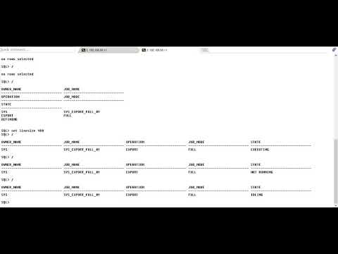 How To Stop And Resume Impdp Job