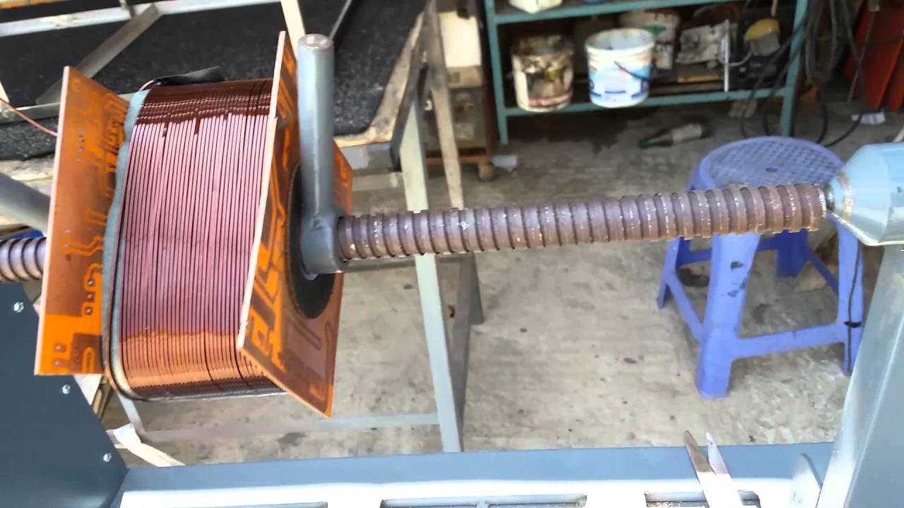 Bobinadora para transformadores 1 - YouTube