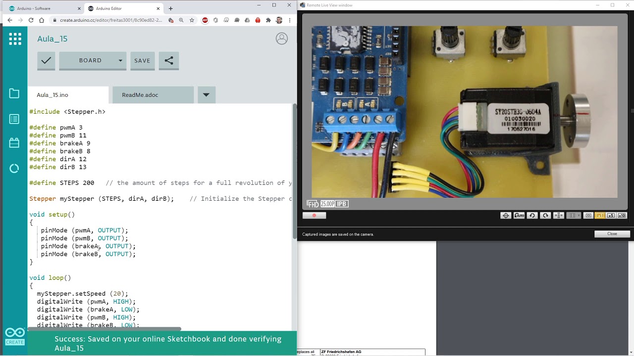 Aula 15 - Stepper Motor 57BYGH420 - YouTube