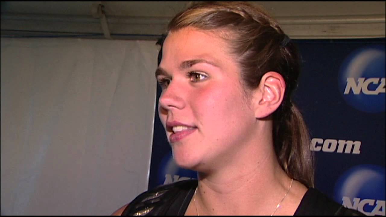 Liz Brenner After Day One Of The 2013 NCAAs - YouTube