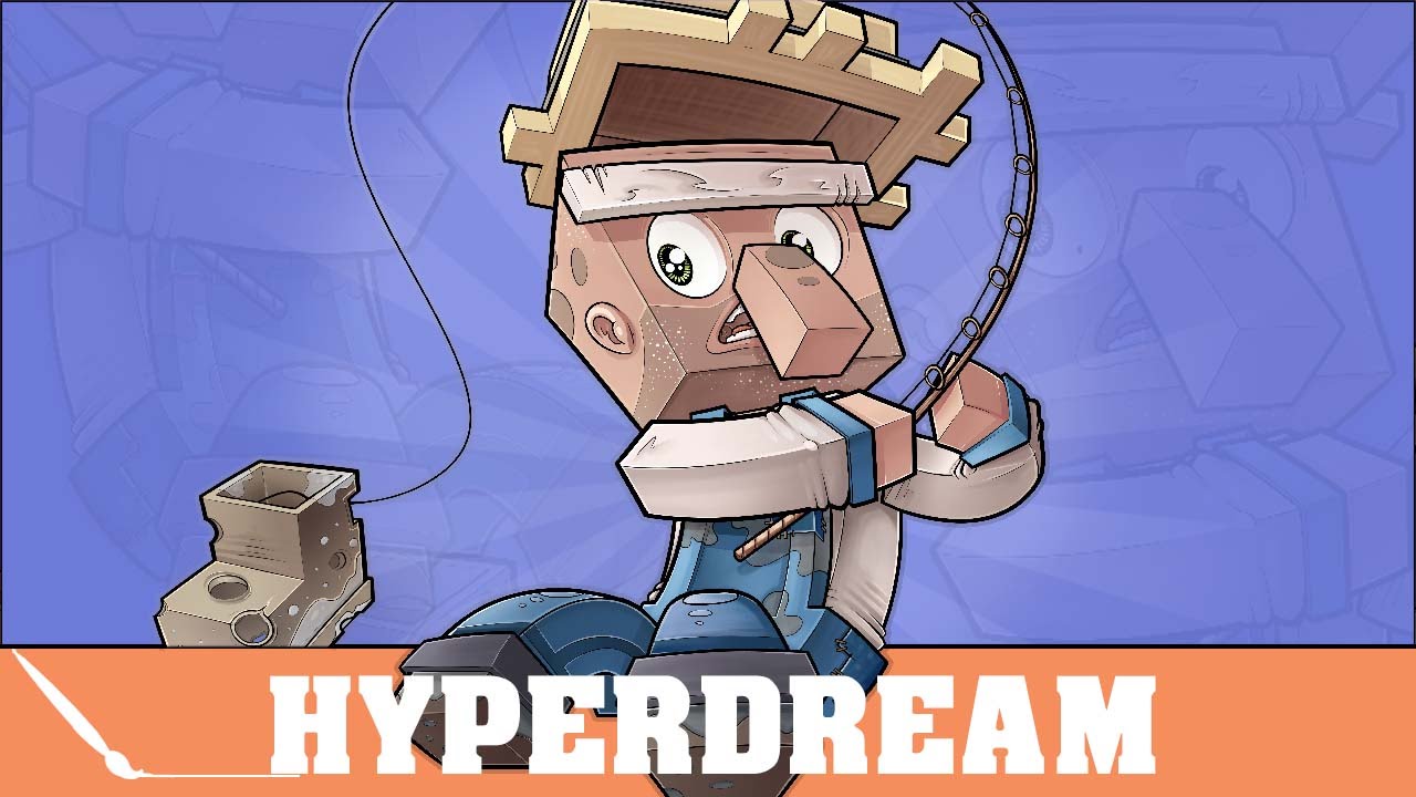 SpeedArt: Minecraft HyperDream Tshirt Design - YouTube