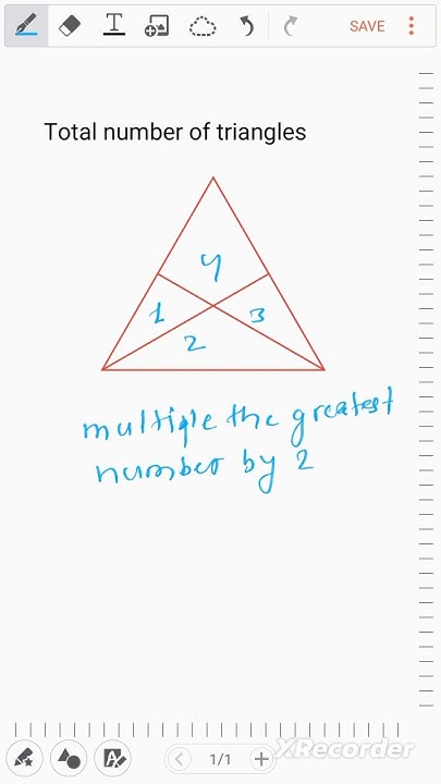 Triangle counting method - YouTube