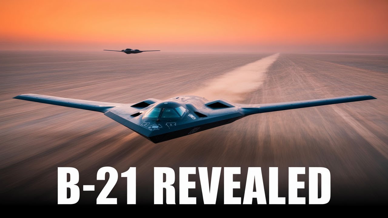 Next-Gen Stealth Bomber Spotted – The B-21 Raider in Action - YouTube