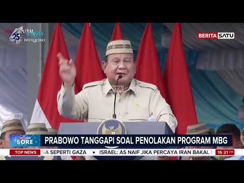 Prabowo Jawab Kritik Program Makan Bergizi Gratis (MBG): Tanya Petani & Nelayan #Beritasatu