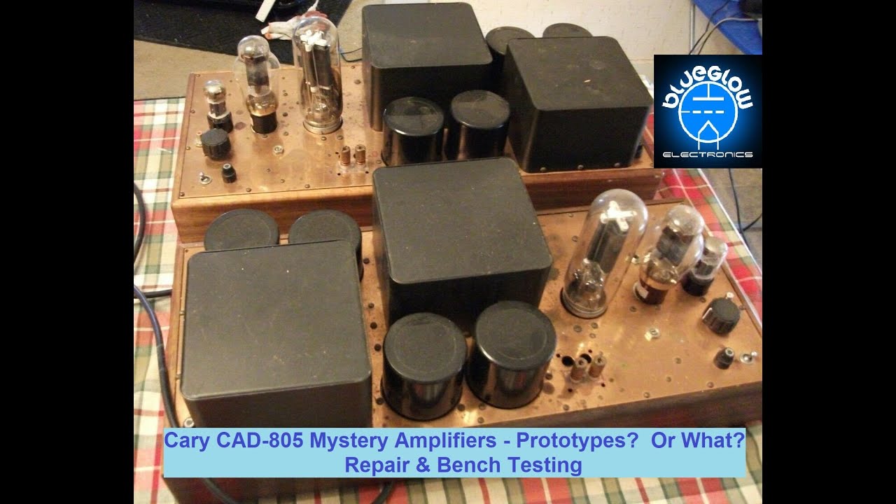 Mystery Cary CAD-805 Amplifier Pair - Repair & Testing - Prototypes ...
