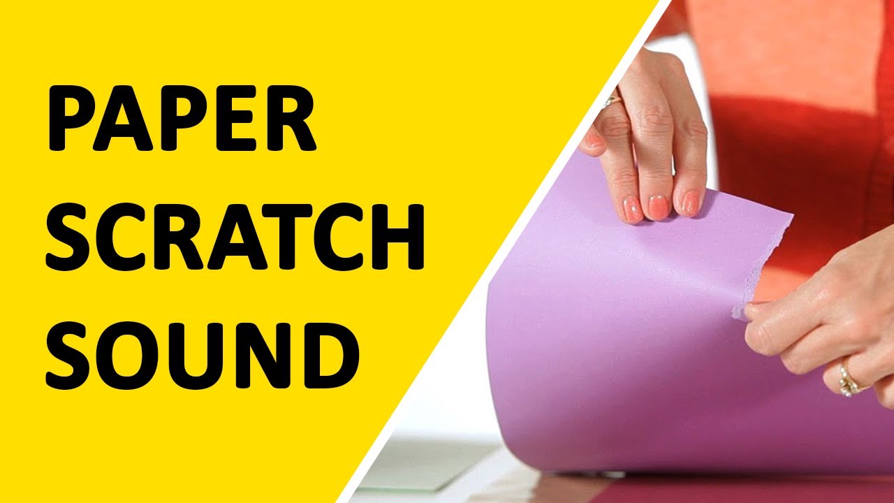 Paper Scratch Sound - Sound Design - YouTube
