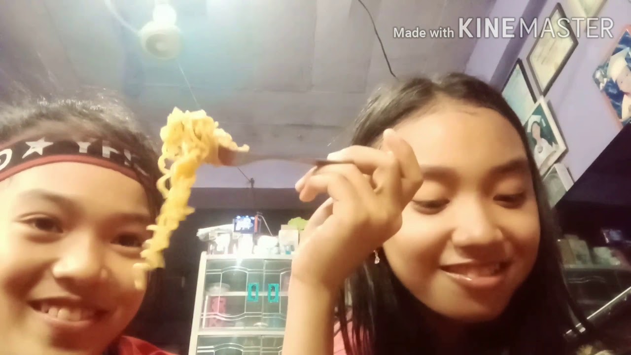 pancit canton speed eating challenge5-28-20 - YouTube