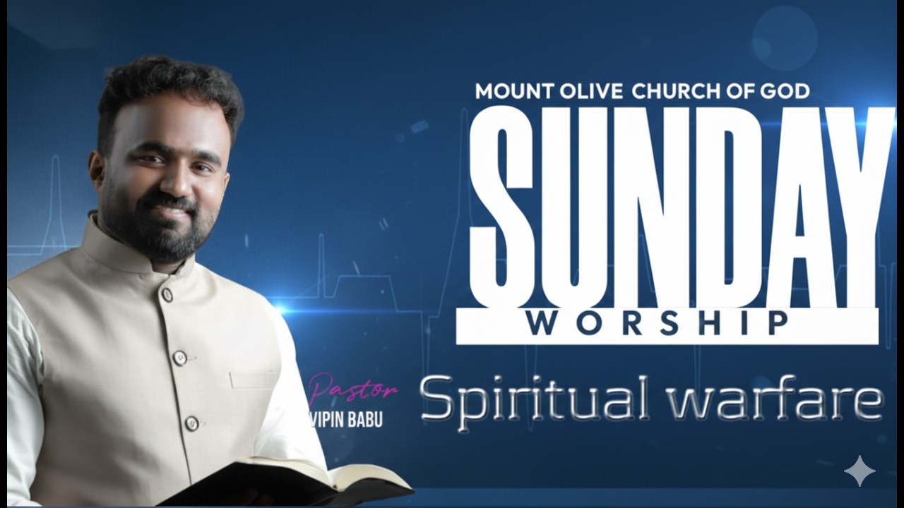 MOUNT OLIVE SUNDAY SEVICE PR.VIPIN BABU 22/02/2026 - YouTube