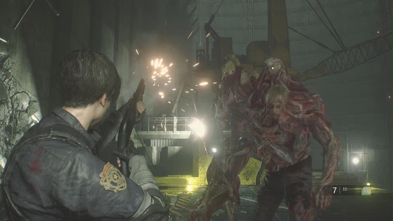 RESIDENT EVIL 2 boss g2 4k 120fps - YouTube