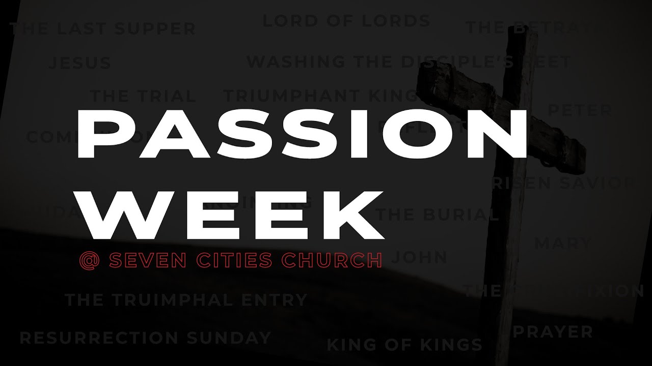 Passion Week: Holy Monday - YouTube