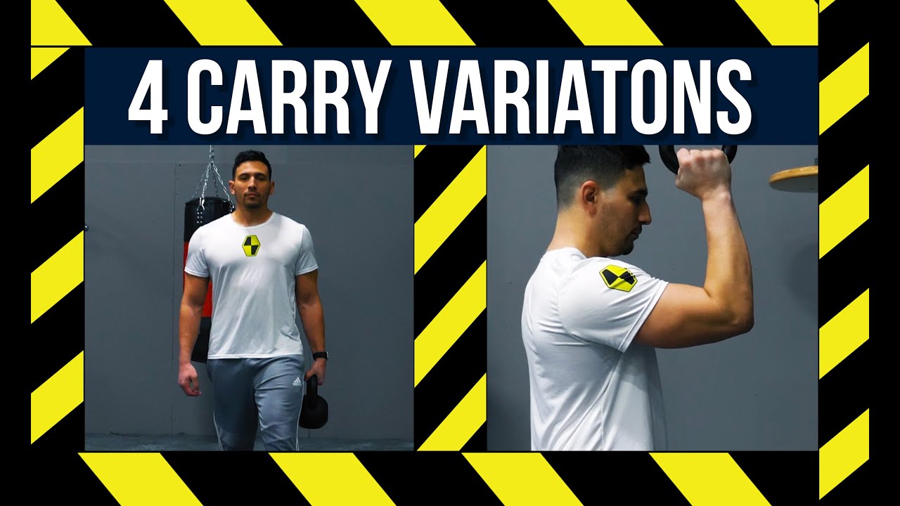 Learn 4 Carry Variations: Stabilize Your Core - YouTube
