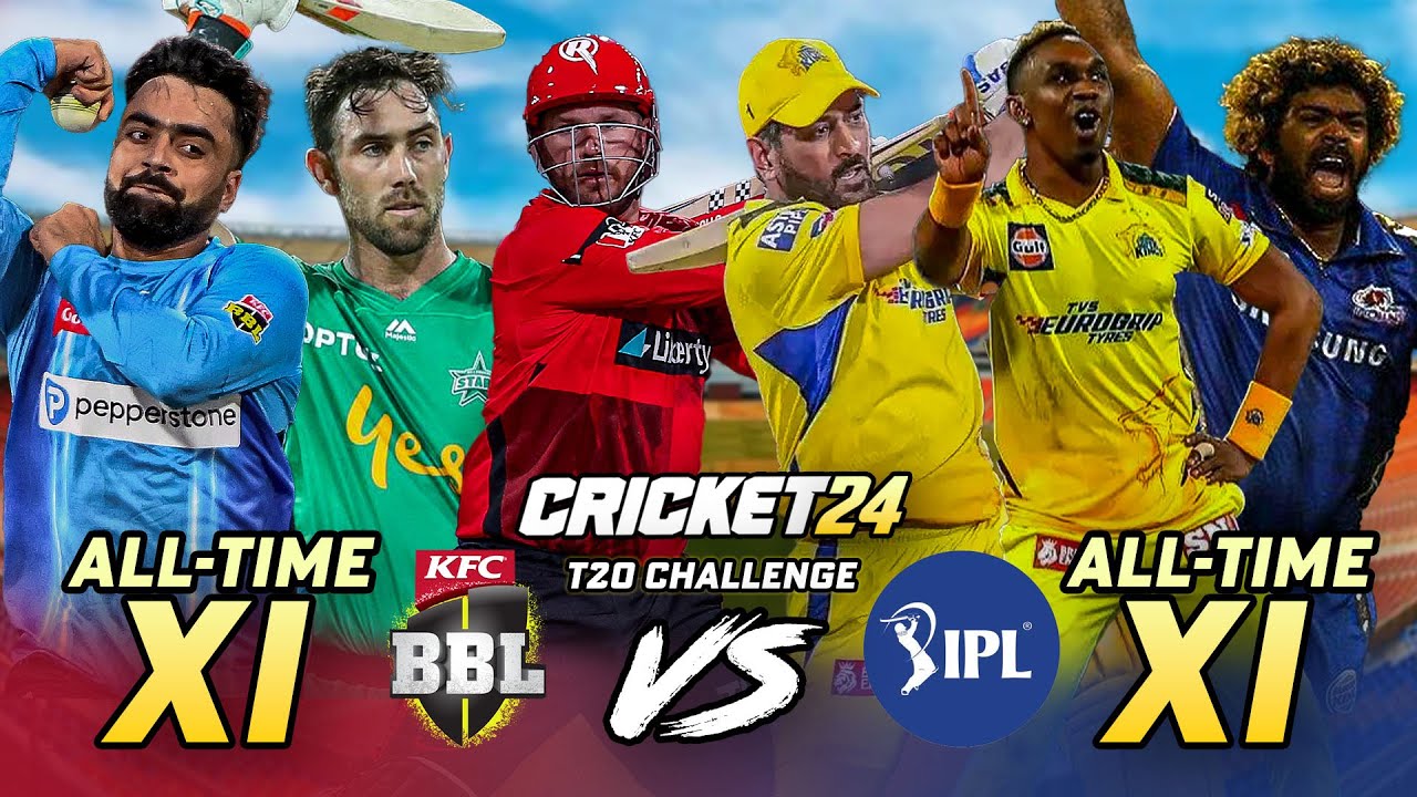 BBL v IPL - All Time XI's T20 Challenge - YouTube