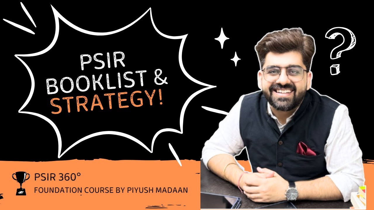 PSIR - Strategy and Booklist for CSE (UPSC) - YouTube
