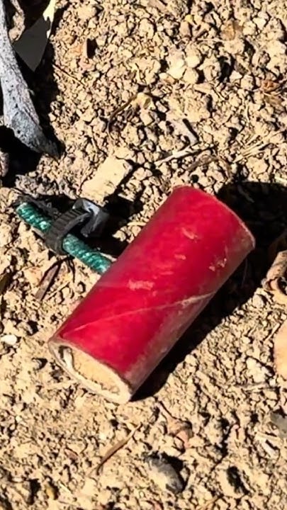 LIGHTING M-80 FIRECRACKER #shorts #fail - YouTube