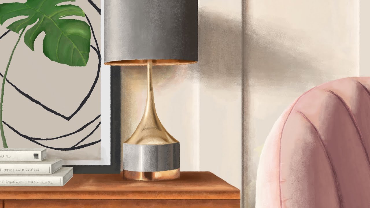 Digital Painting: Diffused Light & Shadow Scene Illustration - YouTube