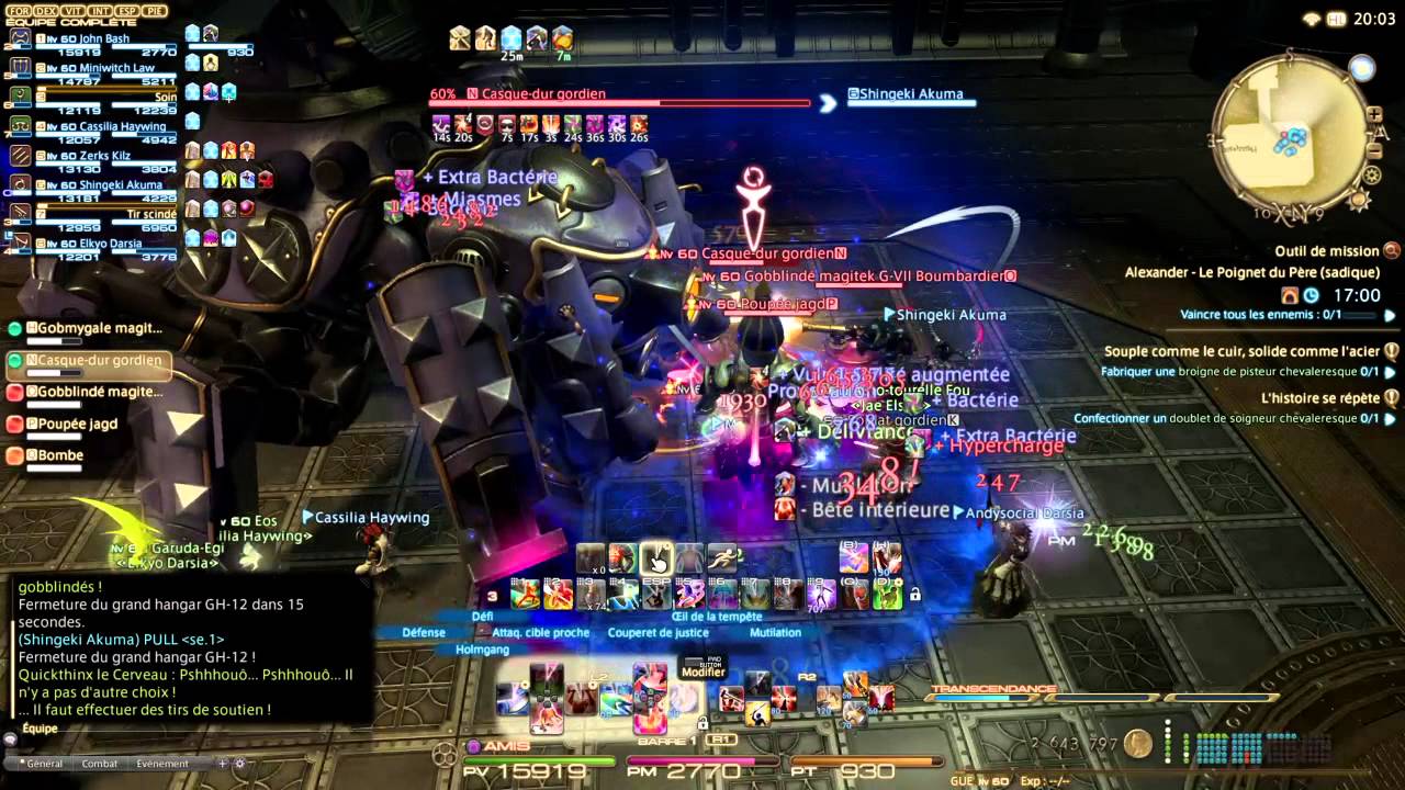 FINAL FANTASY XIV John Bash - Alexander Savage Turn 2 - YouTube