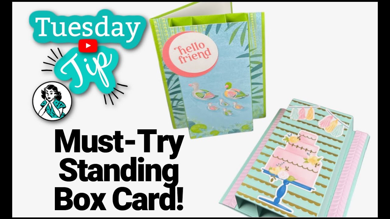 Standing Box Card Design: A 5 Minute Base for Endless Creativity - YouTube