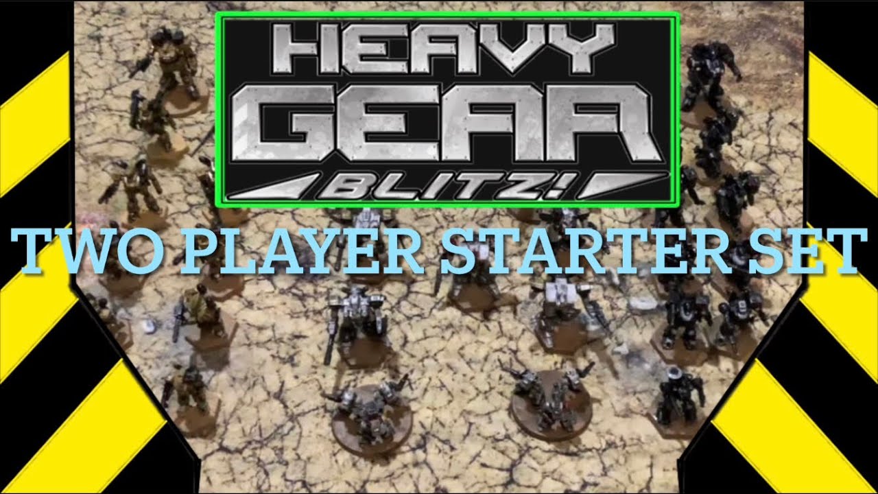 Heavy gear blitz two player, starter box set - YouTube