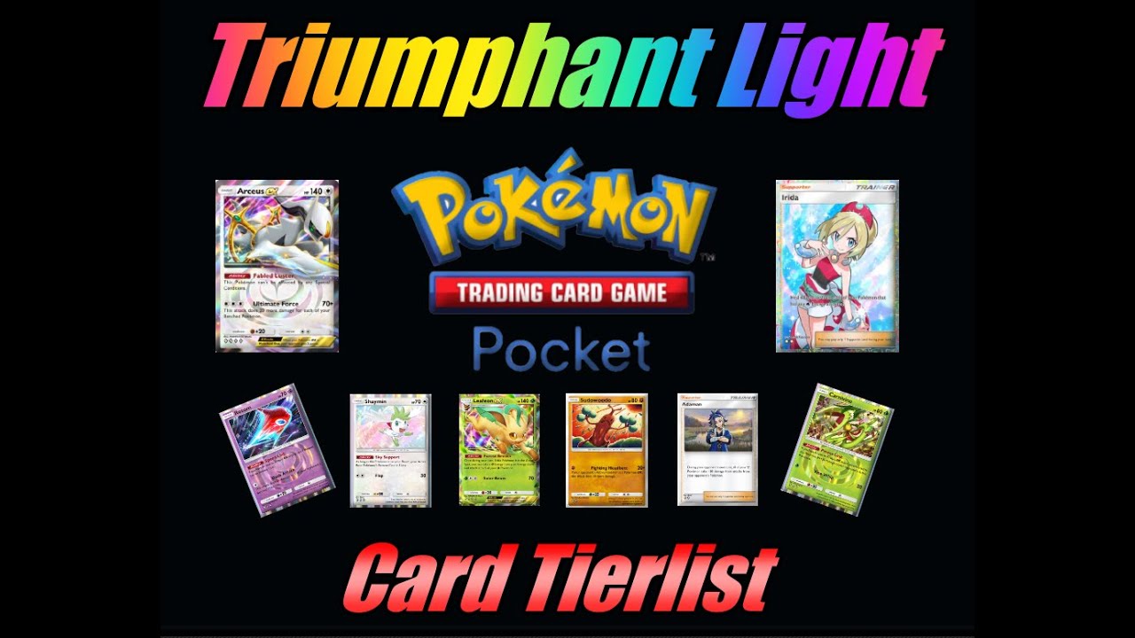 Pokemon TCG Pocket - Triumphant Light Card Tierlist - YouTube