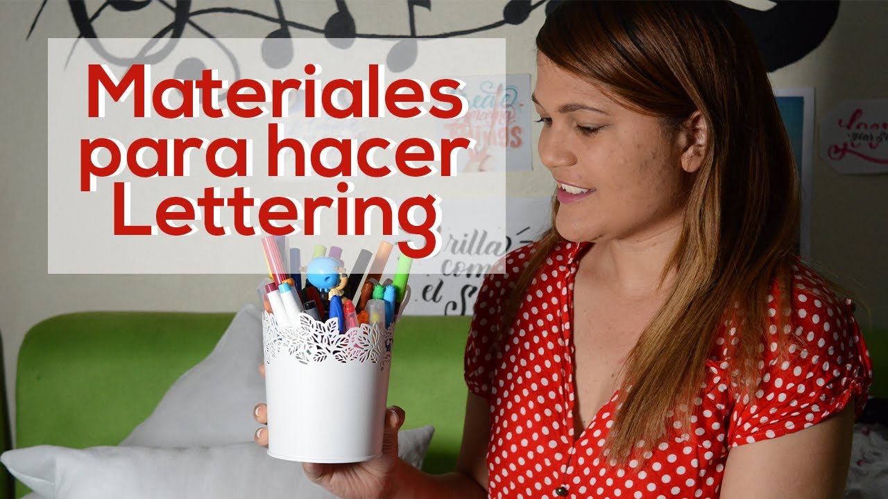 ¿Cuáles son los materiales adecuados para empezar a hacer Lettering ...