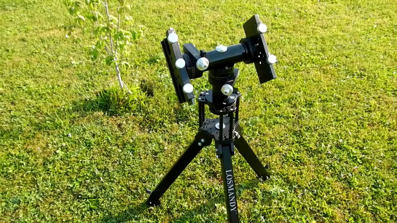 Losmandy AZ8 ALT AZ Tripod mod - YouTube