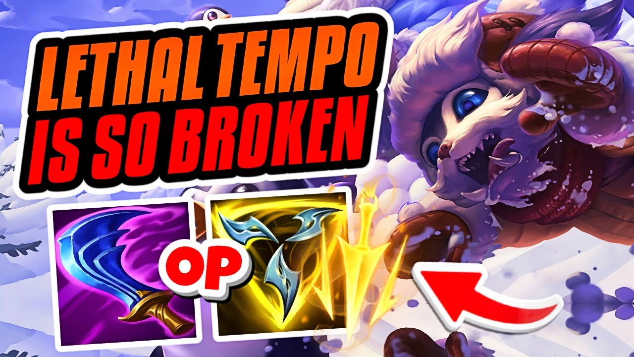 NEW LETHAL TEMPO IS SO BROKEN ON GNAR!!! (New Split) Season 14 Gnar ...