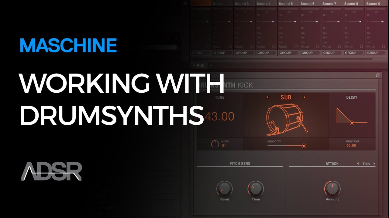 Working with Drumsynth in Maschine Part 1 - YouTube