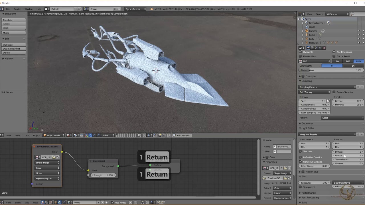 Basic IBL (Image Based Lighting) setup in Blender - YouTube