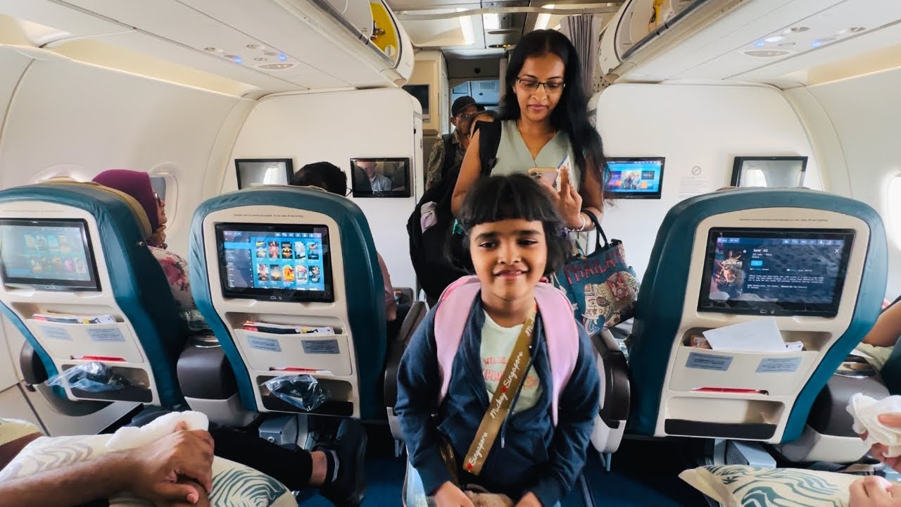 Singapore Travel 2025. UL308 Sri Lankan Airline. A321. - YouTube