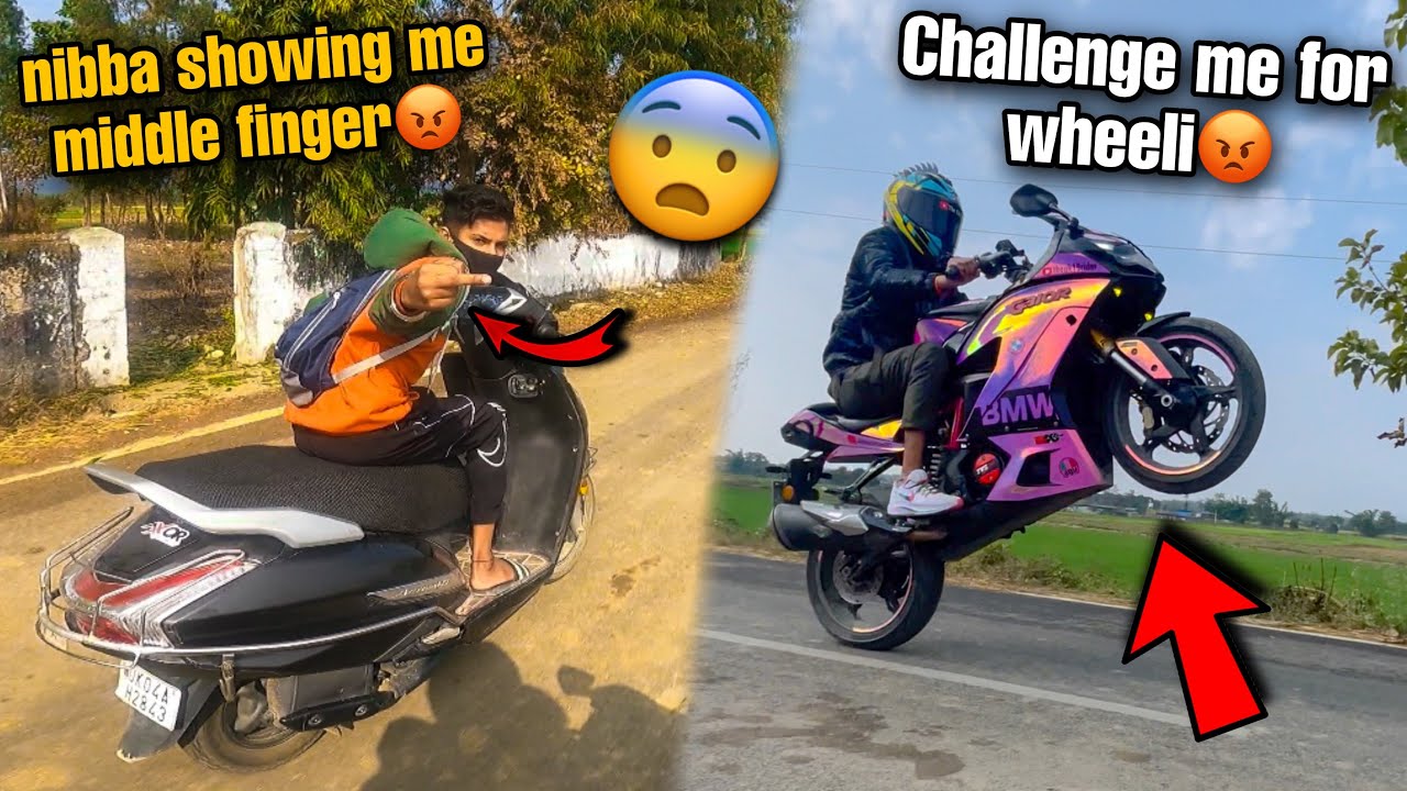 Nibba showing me middle finger - YouTube