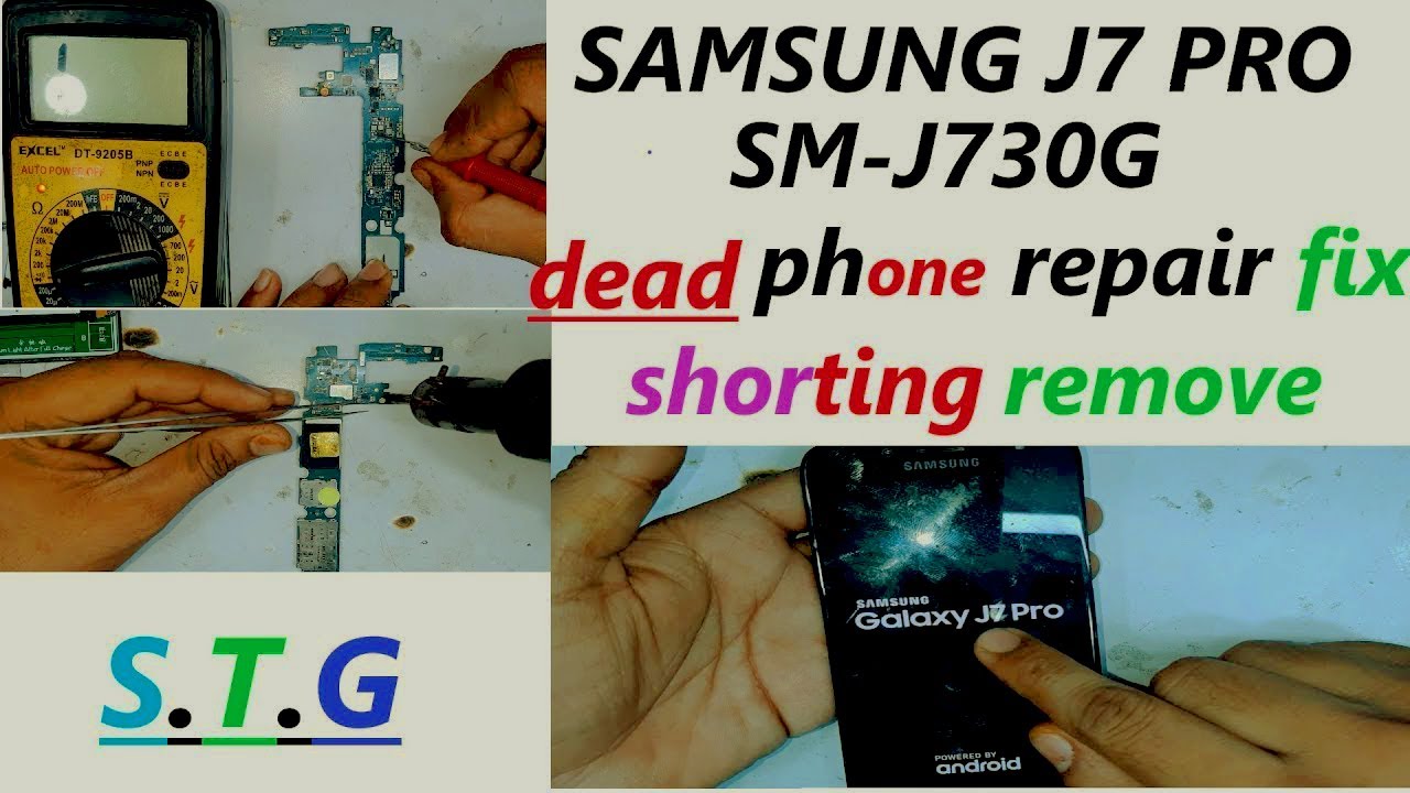 Samsung Galaxy J7 Pro SM J730G dead phone fix solution - YouTube