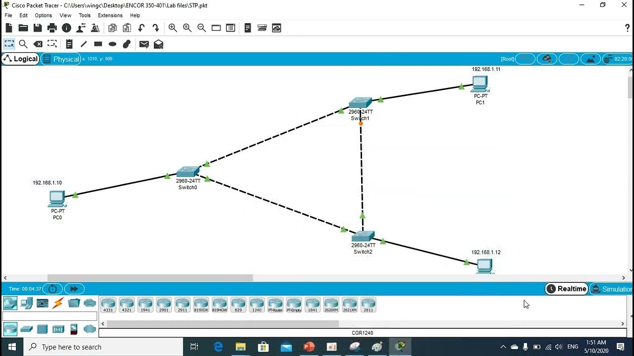 ENCOR 350 401 06 Lab05 - YouTube