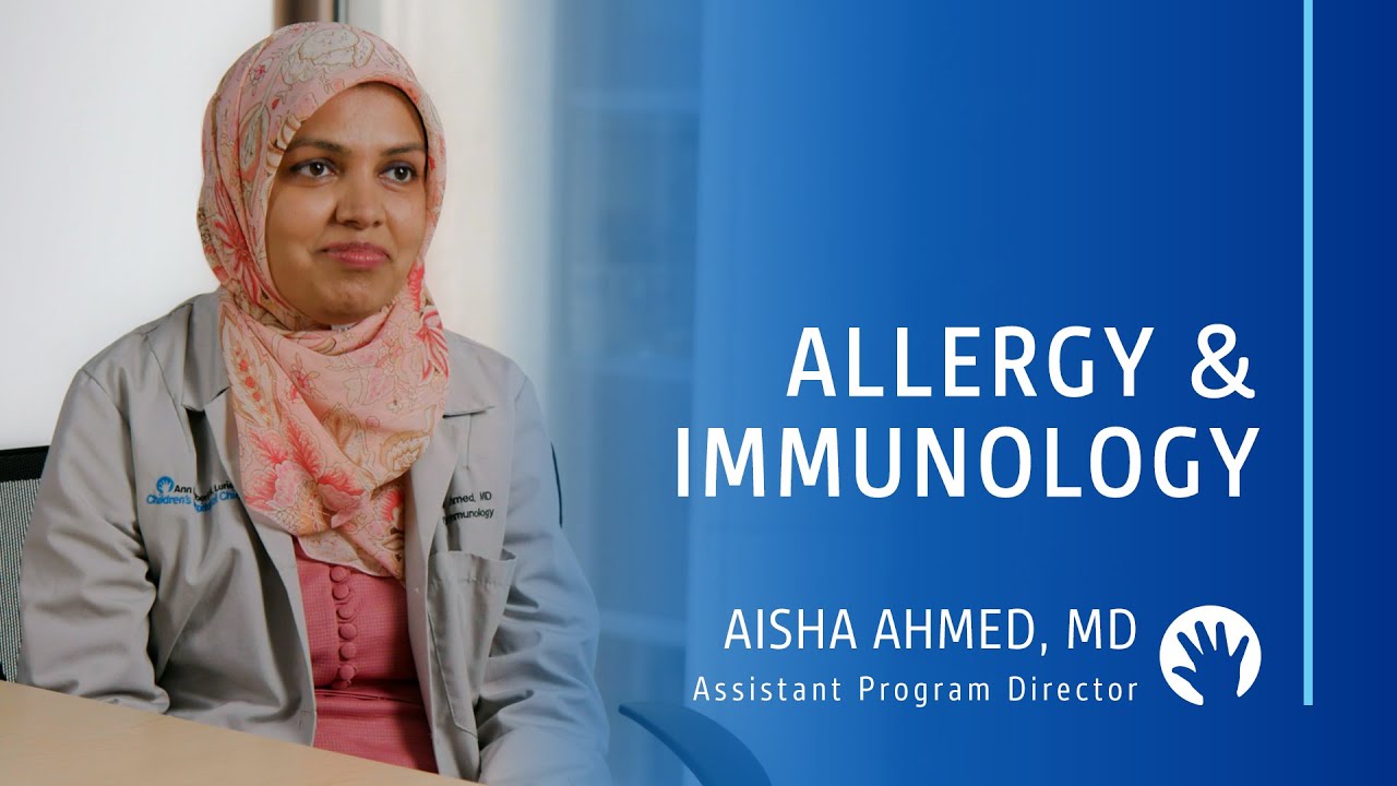Dr. Aisha Ahmed - Allergy & Immunology Fellowship at Lurie Children's ...