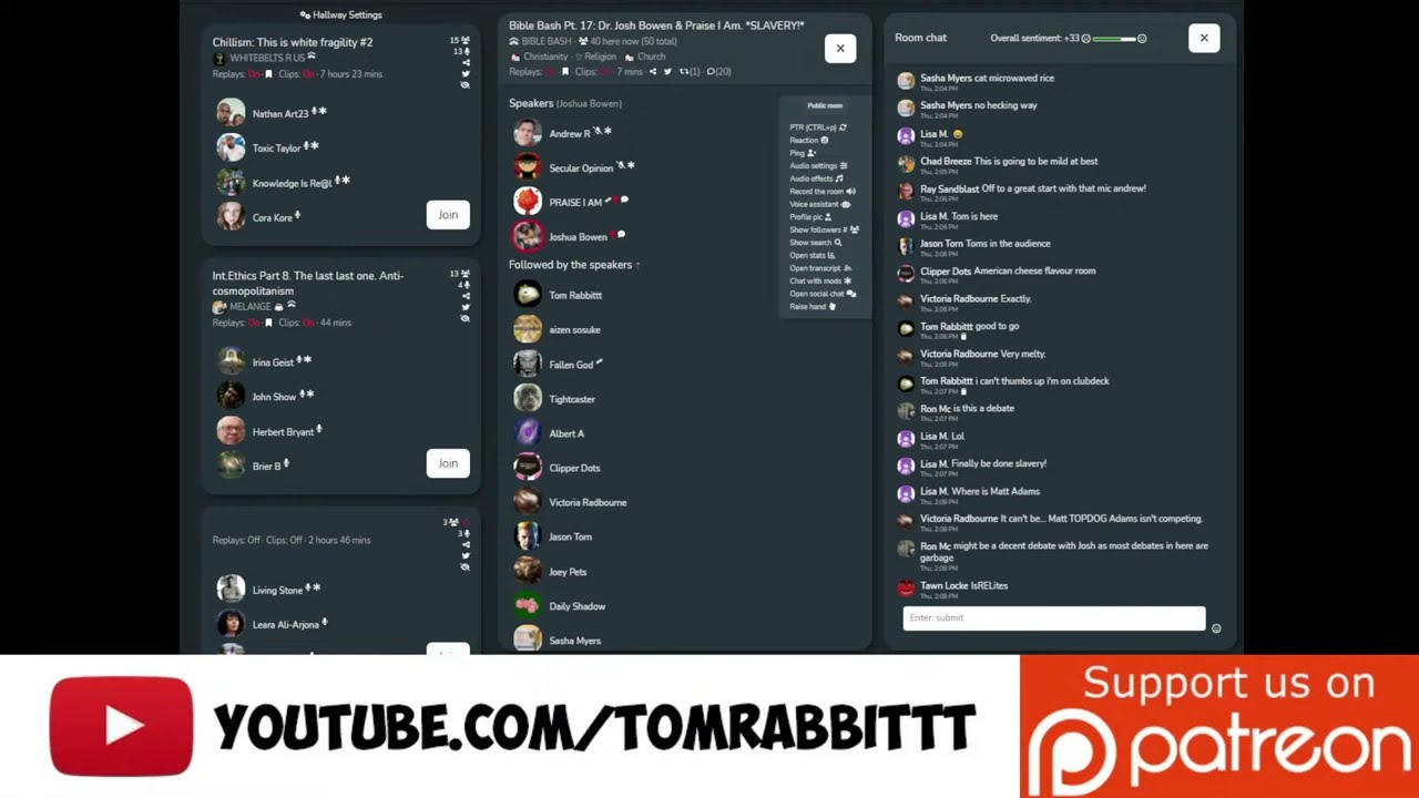 GOD ON TRIAL: Live Debate 2on2 John Lee/Matt Adams vs Piper Tompkins ...